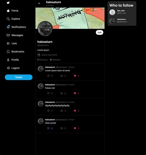 Github Samizaktwitter Clone A Fullstack Twitter Clone Application Created With Nextjs React