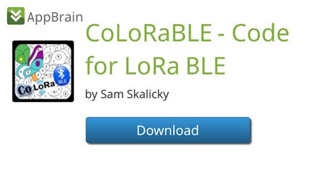 Colorable Code For Lora Ble For Iphone Free App Download