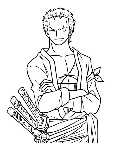 رسومات للتلوين للكبار انمي ون بيس فخمة