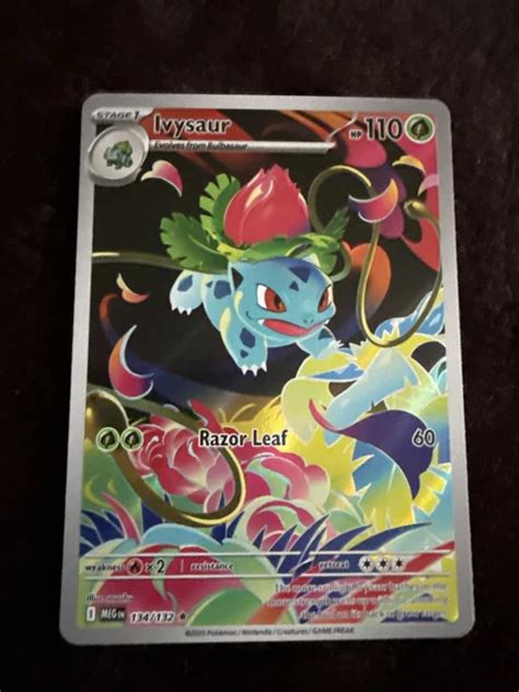 Ivysaur Ir 134132 Pokémon Tcg Mega Evolution £2121 Picclick Uk