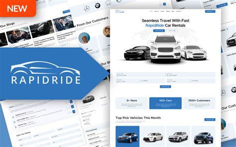 Free Car Bootstrap Templates TemplateMonster