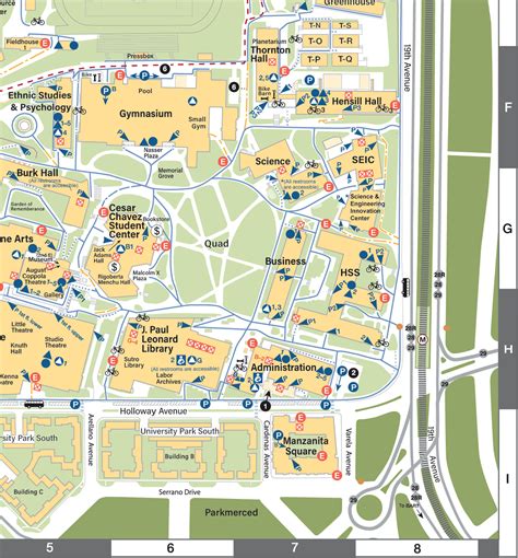 St Francis University Campus Map United States Map