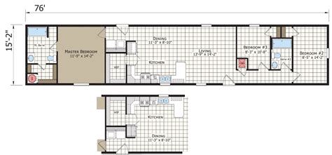 Single Wide Mobile Home Floor Plans