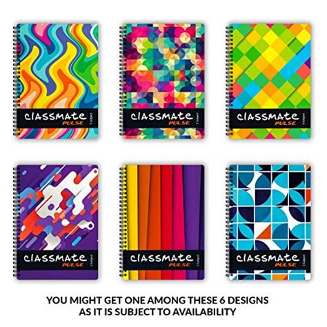 Classmate Plus 6 Subject Spiral Notebook 24 18cm Scooboo Classmate