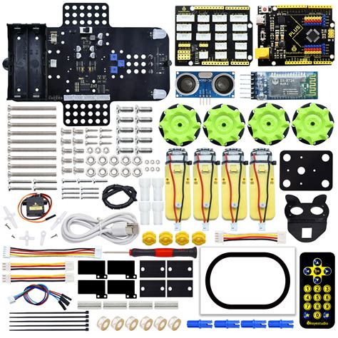 Keyestudio WD Mecanum Robot Car For Arduino STEM Smart DIY Robot Car Kit