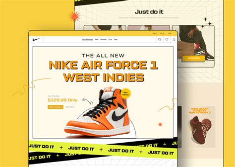 Nike Neobrutalism UI Revamp Figma