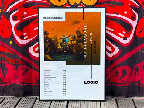 Logic No Pressure Album Cover Poster