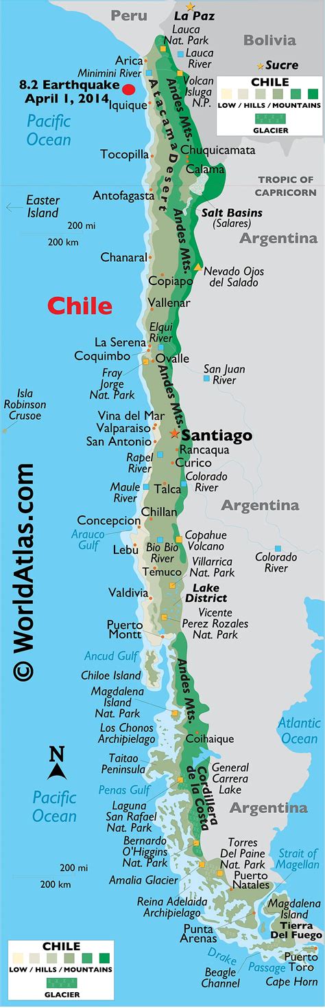 Mapa De Chile