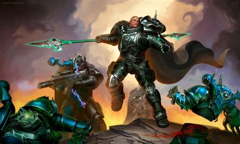Alpha Legion Artwork By Arhpriest Omegon In 40k Reuniting The Alpha