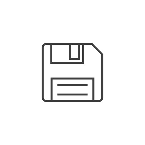 Vector Sign Of The Floppy Disk Symbol Is Isolated On A White Background Floppy Disk Icon Color