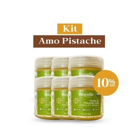 PASTA DE PISTACHE CHOCOLATE BRANCO 150g REGALLE ALIMENTO