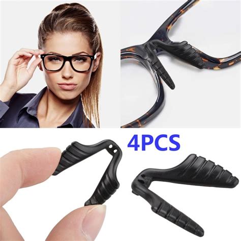 Tsv Silicone Anti Slip Nose Pad 24pcs Eyeglass Retainer Soft Nose Pads For Eyeglass