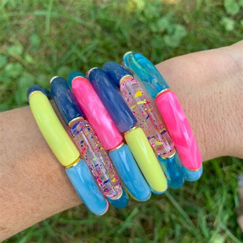 Acrylic Bracelet Etsy