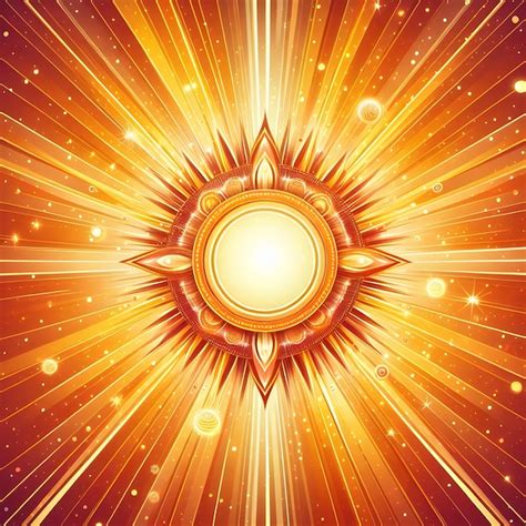 Premium Photo Bright Orange And Yellow Sunburst Background