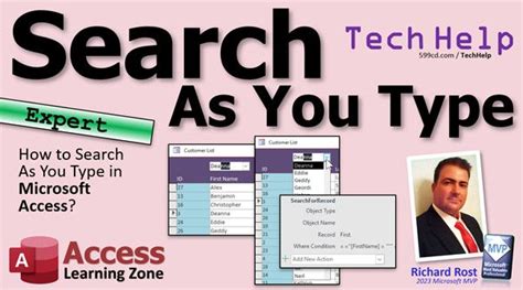 Access Learning Zone On Linkedin How To Create A Search As You Type Box In Microsoft Access