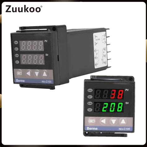 Rex C100 Digital Lcd Pid Temperature Controller Set Ssr K Type