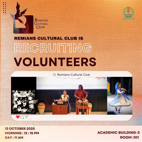 Remians Join Hands With Remians Cultural Club And Become A Part Of A Legacy That Celebrates