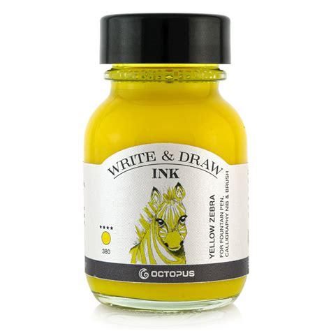Octopus Write And Draw Ink Yellow Zebra