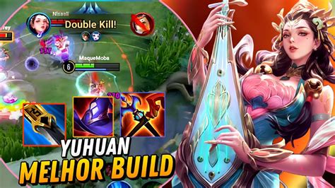 Joguei Com A Melhor Build Da Yuhuan Na Jungle Honor Of Kings Youtube