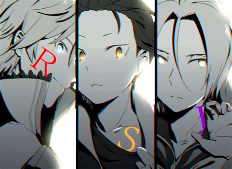 Reinhard Van Astrea Natsuki Subaru And Julius Euclius From Rezero Kara