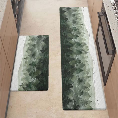 Anti Fatigue Cushioned Kitchen Mats For Floor Waterproof Non Slip