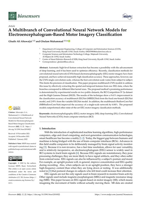 pdf a multibranch of convolutional neural network models for
