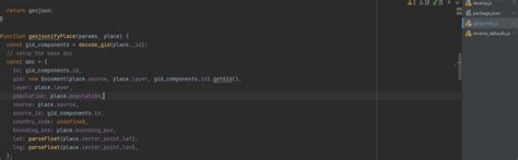 Get Population Value From Reverse Geocoding Result · Issue 1623