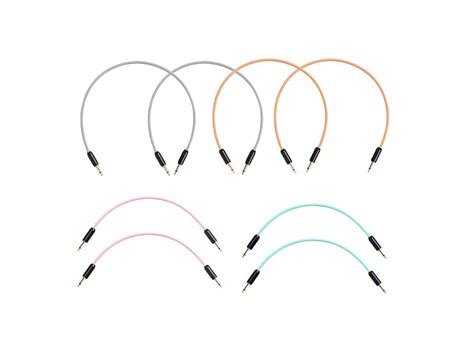 Myvolts Candycords Halo Led Modular Patch Cables Mix Pack 3 Reverb