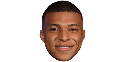 Kylian Mbappé Smile Maske Aus Karton Celebrity Cutouts