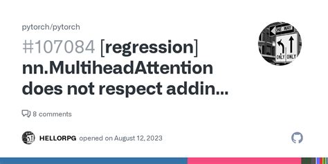[regression] nn multiheadattention does not respect adding of floating