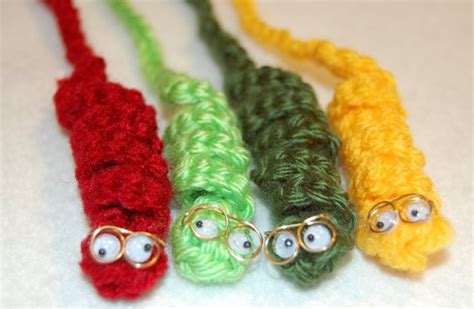 Bookworm Bookmarks Crochet Pinterest