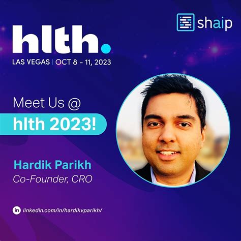shaip on linkedin hlth2023 healthcareai innovation collaboration