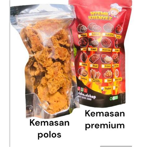 Jual Kulit Ayam Crispy 100 Gram Shopee Indonesia
