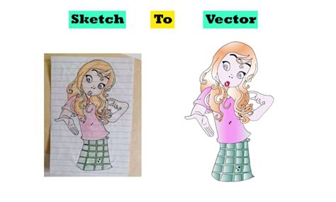 Convert Sketch To Logo Vector Tracing Vectorize Image Digital Art By Abdullah Fiverr