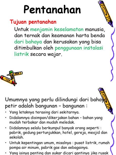 Instalasi Listrik I Pertemuan 17 Pentanahan Pdf