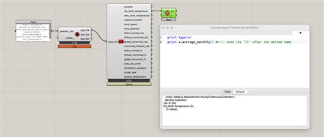 Using Lb Data Collection Python Functions Ladybug Tools Ladybug