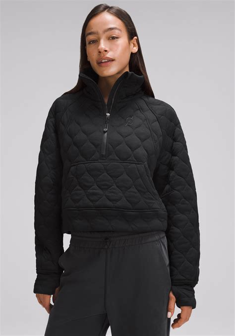 Scuba Oversized Quilted Half Zip Peloton Apparel Us