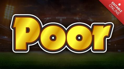 Poor Cricket Text Effect Generator