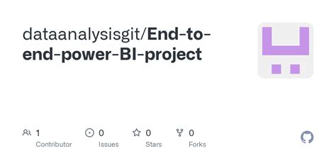github dataanalysisgit end to end power bi project