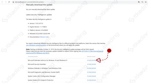 Cara Update Windows Defender Online Dan Offline Manual