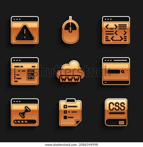 Set Web Development Clipboard Checklist Books Stock Vector Royalty Free Shutterstock