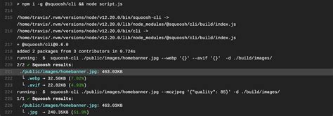 CLI Webp And Avif Is Not Running On Gitlab Ci Issue GoogleChromeLabs Squoosh GitHub
