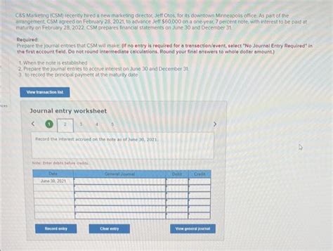 Solved Css Marketing Csm Recently Hired A New Marketing