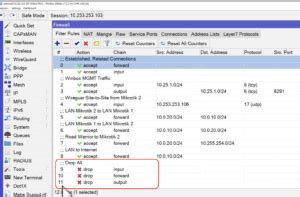 Firewall Podstawy Konfiguracja Mikrotik Router OS NET ADMIN PRO