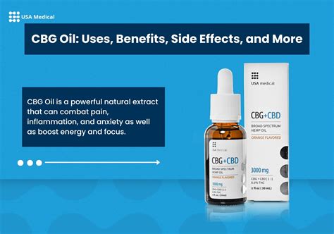 Cbg Oil Uses Benefits Side Effects And More Usa Medical