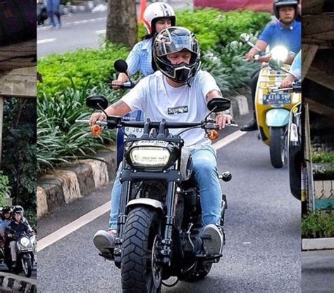 Potret Artis Sunmori Bareng Gibran Raffi Ahmad Naik Skuter Matic Limited Edition