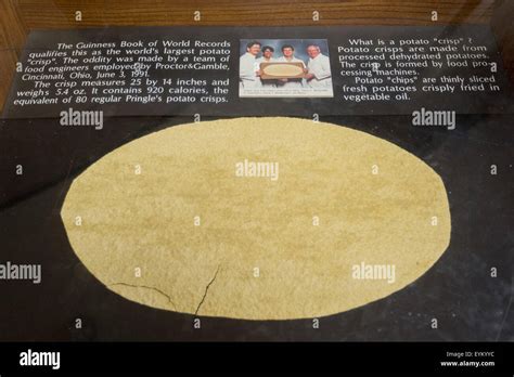 Blackfoot Idaho The Worlds Largest Potato Crisp On Display At The
