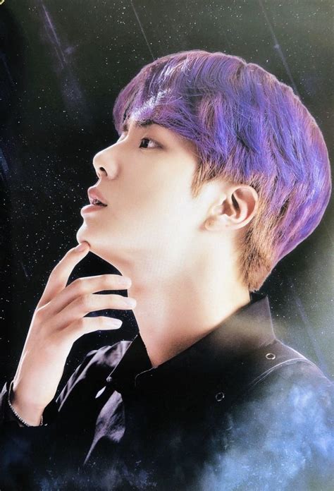 Kim Seok Jin Kim Seokjin Seokjin Purple Hair