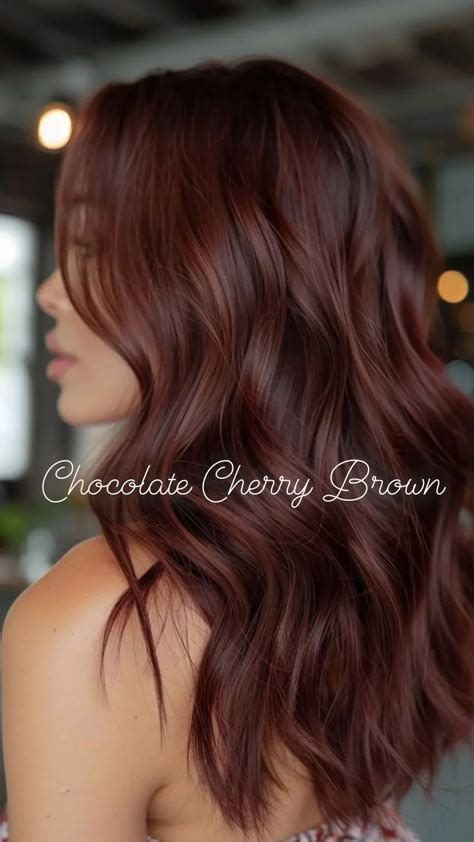 Cherry Brown Hair Color