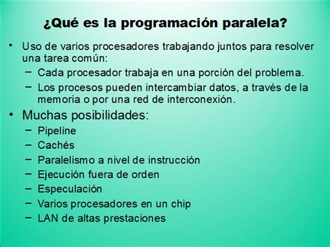 Modelos De Programación Paralela